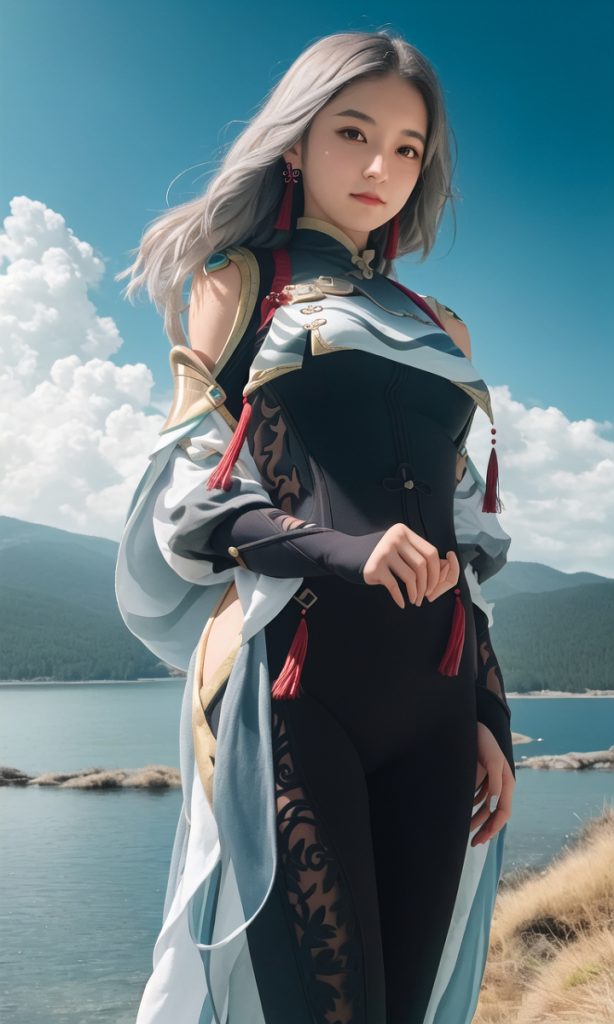 Ảnh Cosplay Shenhe Genshin Impact - Genshin Guide